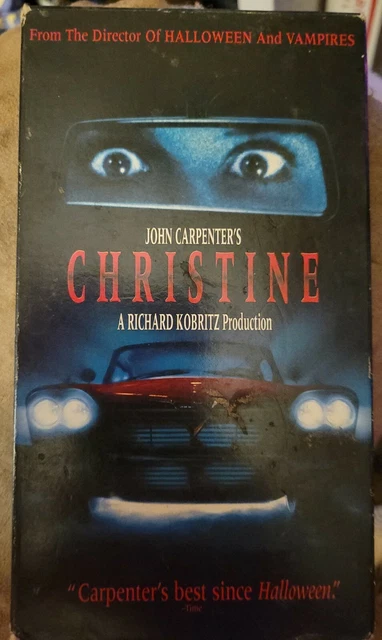 VINTAGE CHRISTINE HORROR VHS Slasher John Carpenters 1983 Film -1999 ...