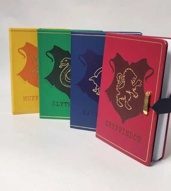 HARRY POTTER HOGWARTS House Notebook Set Diary & Notepad Collection £8. ...