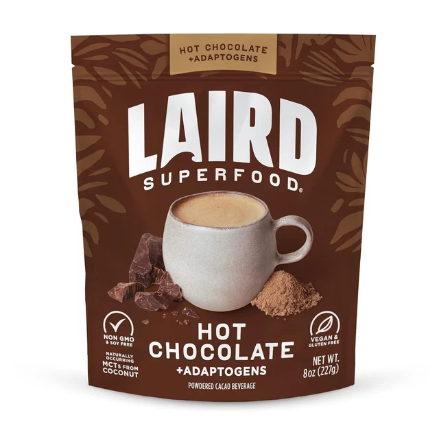 LAIRD SUPERFOOD HOT Chocolate with Mushrooms – 227g £22.99 - PicClick UK