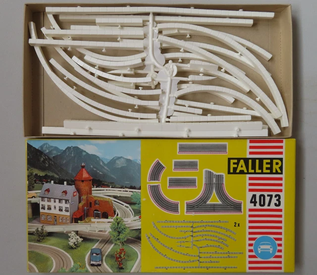 FALLER AMS 4073 Side Strip Set 1-Spur Boxed, 60er Years Toy #DEZ3147 ...