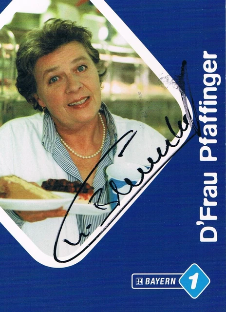 CHRISTIANE BLUMHOFF SCHAUSPIELERIN; original Autogramm auf BR-Karte; VERSTORBEN! EUR 1,30 ...