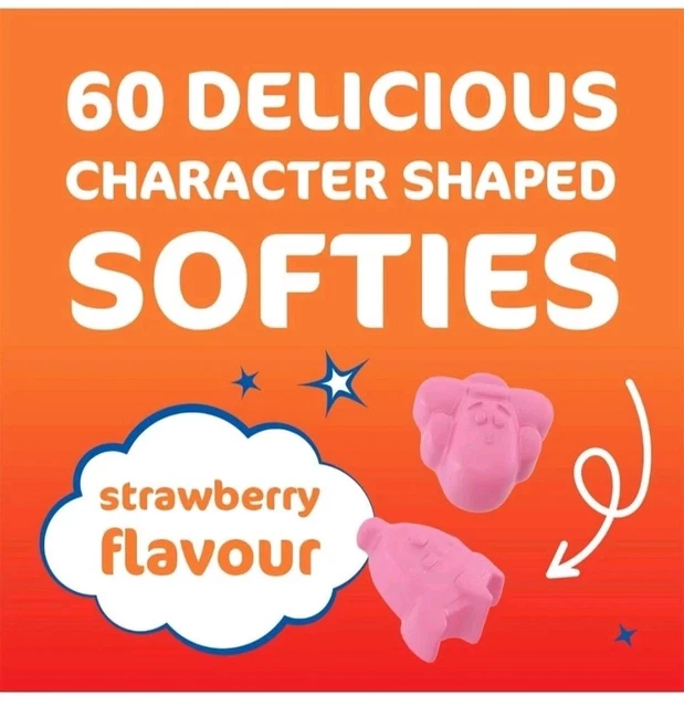 HALIBORANGE CALCIUM & Vitamin D Bones &Teeth, Toy Story 60 Strawberry ...