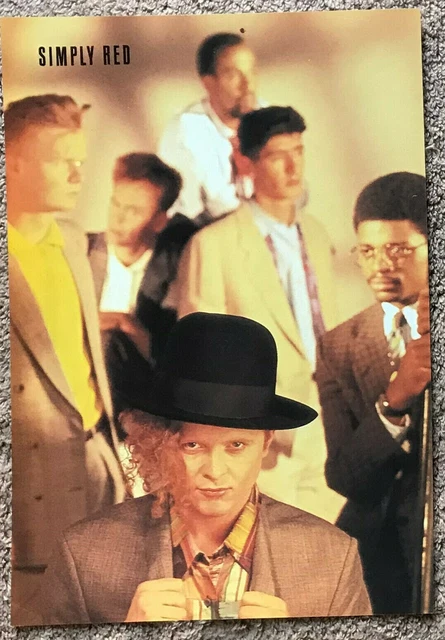 SIMPLY RED - 1988 full page UK magazine annual poster £3.95 - PicClick UK