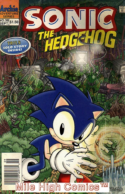 Sonic The Hedgehog The Series 1993 Series Archie 38 Very Fine