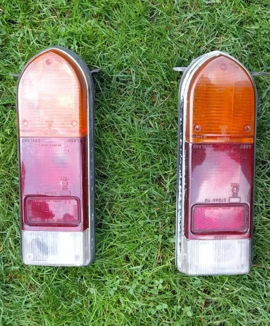 TRIUMPH SPITFIRE MK4/1500 Gt6 Mk3 Rear Light Units Covers Gaskets Bulb ...