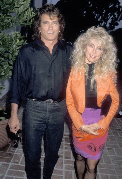 MICHAEL LANDON AND wife Cindy Landon attend the La Scala Res - 1989 Old ...