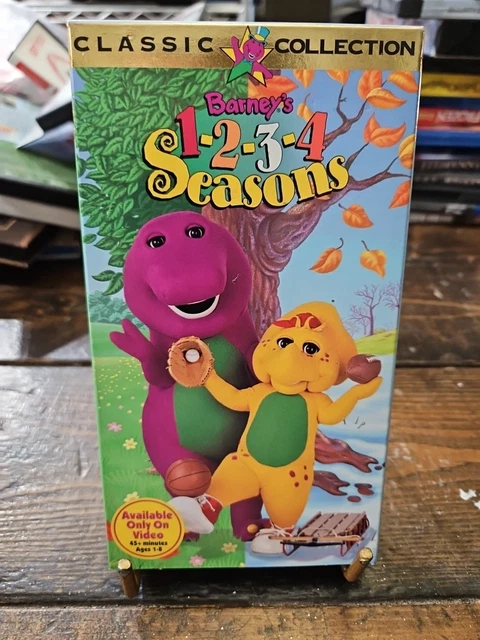 BARNEY - BARNEYS 1-2-3-4 Seasons (VHS, 1996) £11.58 - PicClick UK