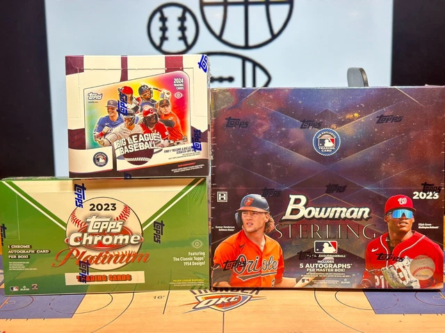 ARIZONA DIAMONDBACKS 23-24 MLB 3-Box 1/2 CROMATO PLATINO Hobby Box ...