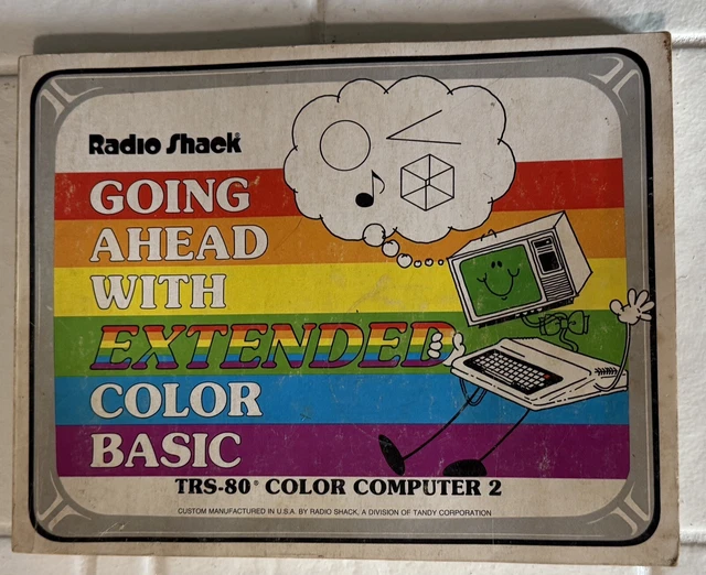 GOING AHEAD WITH Extended Color BASIC TRS-80 Color Computer Book Radio ...