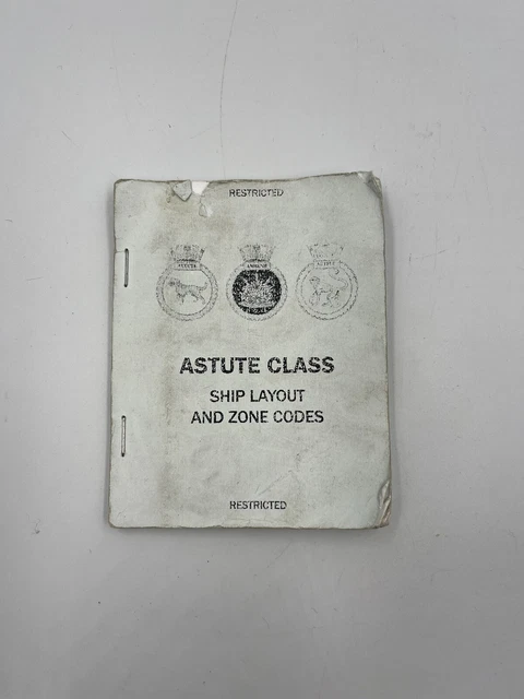 ASTUTE CLASS SHIP Layout and Zone Codes £0.99 - PicClick UK