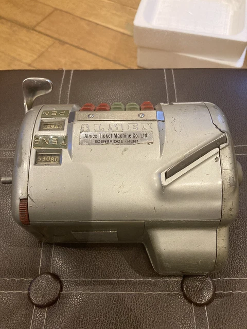 VINTAGE ALMEX BUS Conductor Ticket Machine Co Ltd Edenbridge Kent £89. ...