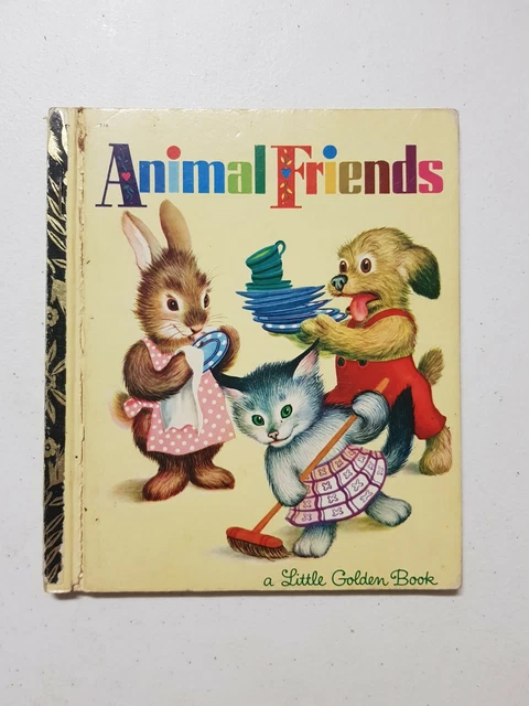 LITTLE GOLDEN BOOK - Animal Friends 1966 HC £2.55 - PicClick UK
