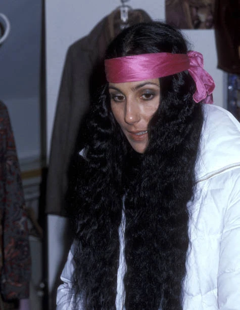 SINGER CHER ON December 21 1977 vacations in Aspen Colorado- Old Photo ...