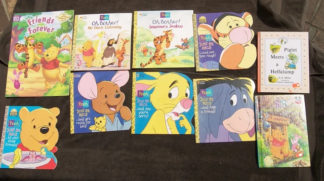 10 EARLY READERS Winnie the Pooh Heffalump Tigger Piglet Punch Out ...