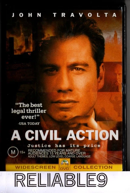 JOHN TRAVOLTA- A civil action Widescreen DVD Sealed Reg4-1999/2001 ...