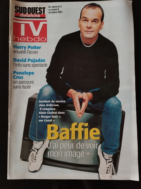 TV HEBDO DU 2/12/2001; BAffie/ Penelope Cruz/ Harry Potter EUR 5,00 ...