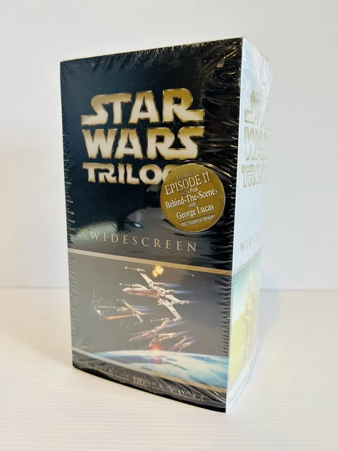 STAR WARS TRILOGY VHS Widescreen Final VHS Release as New Collectors ...