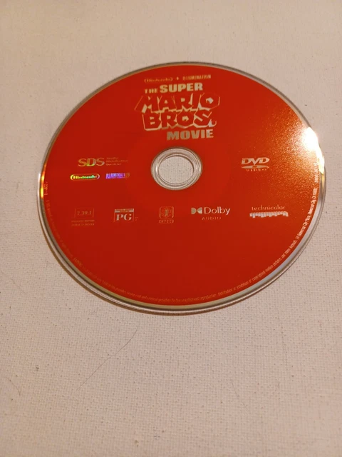 THE SUPER MARIO Bros. Movie 2023 DVD DISC ONLY never played DVD ONLY Nintendo £9.26 - PicClick UK