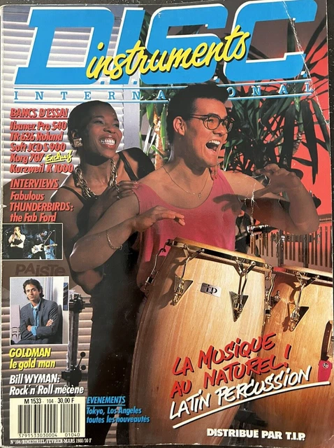 MAGAZINE DISC INSTRUMENTS international n°104, Jean-Jacques Goldman ...