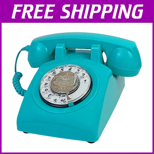 RETRO ROTARY DIAL Corded Phone - Old Fashioned Vintage Style £75.99 ...