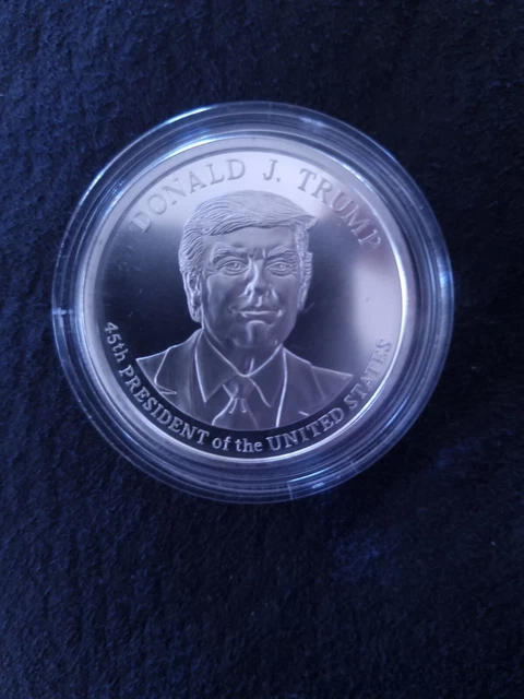 1OZ SILVER ROUND Donald J Trump President $120.00 - PicClick AU