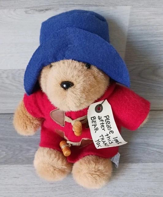 PADDINGTON BEAR 10& Plush Soft Toy With Luggage Tag Eden Vintage £6.95 ...