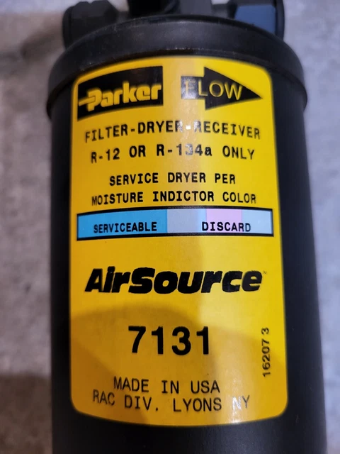 AC RECEIVER/DRIER AIR Source (R12 R134a) Truck Air Conditioning ATC ...