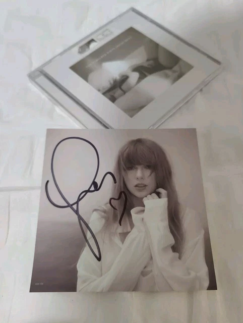 TAYLOR SWIFT SIGNED Heart Tortured Poets Department The Manuscript CD ...