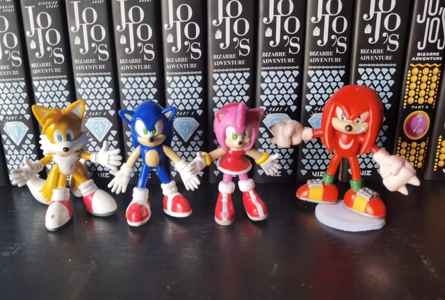 SONIC X SONIC the Hedgehog Tails Knuckles Amy Rose Bendable set £25.00 ...