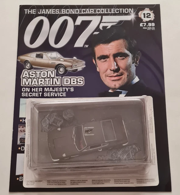 #12 ASTON MARTIN DBS James Bond Car Collection On Her Majesty's Secret ...