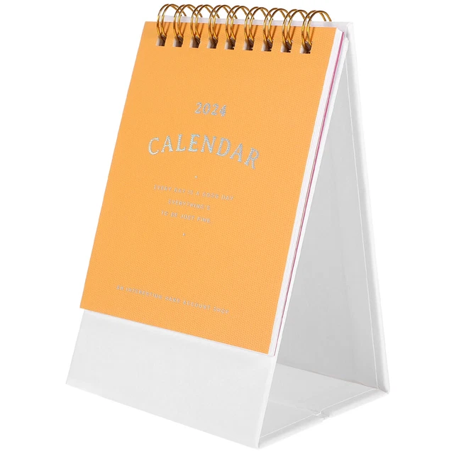 OFFICE CALENDAR MONTHLY Desk Desktop Easel Countertop Planner Coil £6. ...