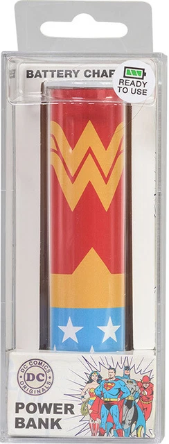 WONDER WOMAN DC Comics Power Banque 2600 Batterie Externe Portable ...