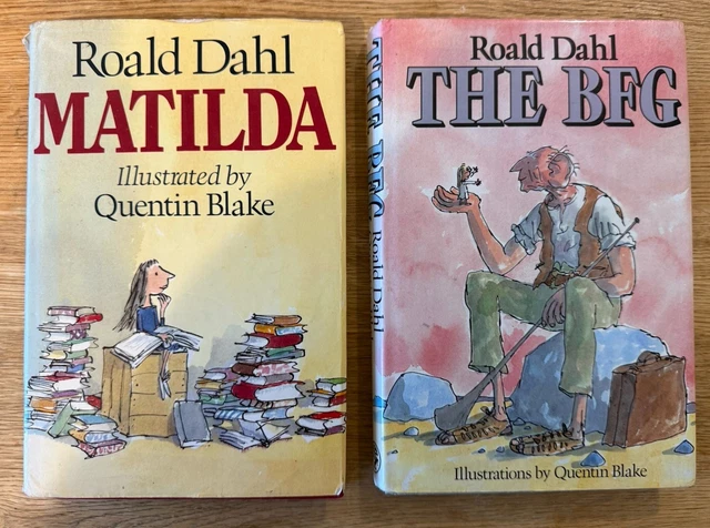THE BFG AND Matilda By Roald Dahl Two First Edition Hardback Book ...