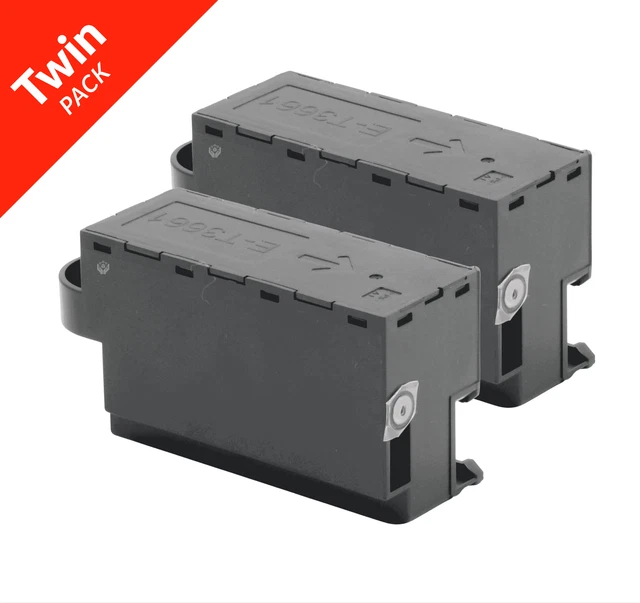 WASTE INK TANK Box Kit x 2 For Epson T3661 XP-15000, XP-6005 Printers ...