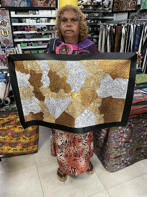 SHARON BUTCHER NAPANANGKA Aboriginal Artist BUSH BANANA DREAMING 49 ...