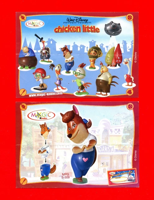CARTINA-BPZ- CHICKEN LITTLE 2005 (I) -Kinder SORPRESINE- S-506 ALIENI ...