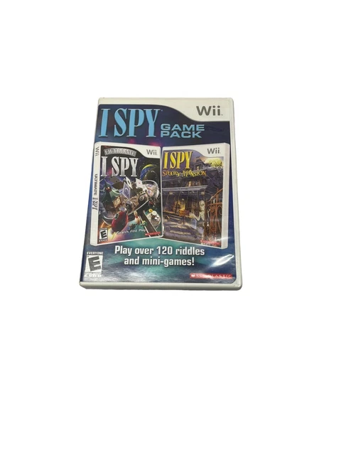 I SPY GAME Pack Spooky Mansion Ultimate Nintendo Wii 2011 completo con ...
