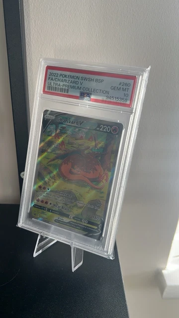POKÉMON CHARIZARD V Alt Art Ultra Premium Collection SWSH260 PSA 10 £ ...