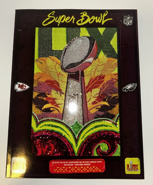 2025 SUPER BOWL 59 LIX Super Bowl Stadium Program Eagles Chiefs $52.40 ...