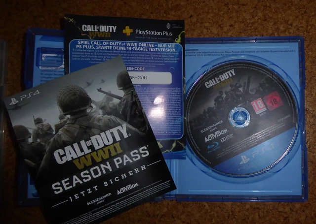 PS4 PLAY STATION 4 CALL OF DUTY WWII deutsch Blu Ray Disc EUR 2,69 ...
