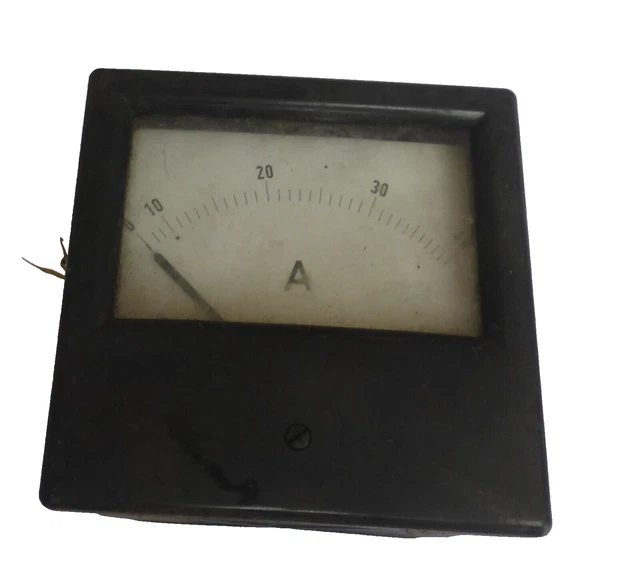 ALTES AMPEREMETER 🌸 Strommesser Messgerät Ampere Bakelit Oldtimer ...