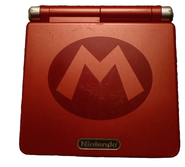 GAMEBOY ADVANCE SP Console Mario Edition Genuine Rare £150.00 - PicClick UK