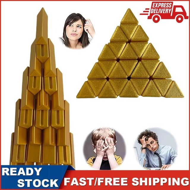 3D PRINTED PYRAMID Figurine Fidget Toy Pyramid Sculpture for Kids and ...