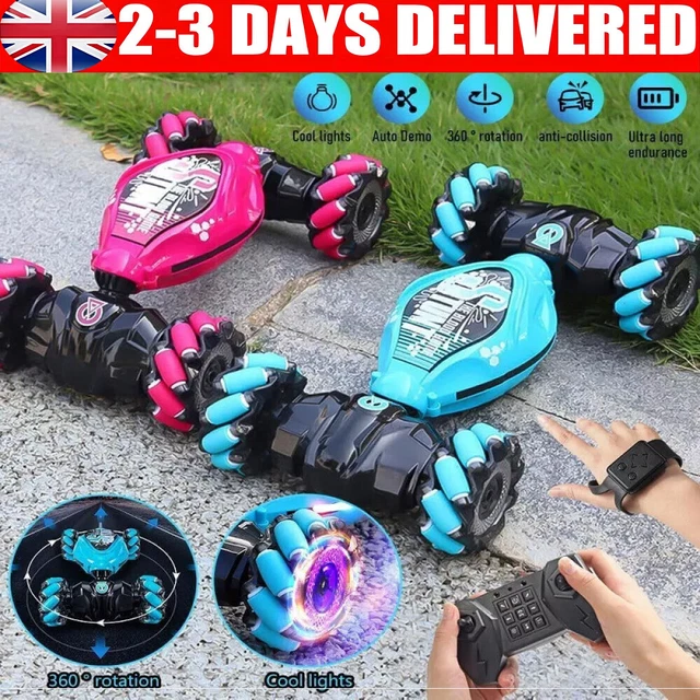 4WD HAND GESTURE 360° Sensing RC Stunt Car Off-Road Remote Control ...