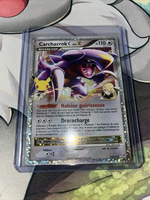 CARTE POKEMON CARCHACROK Niv X 145/147 25 Ans Célébrations FR Neuf EUR ...