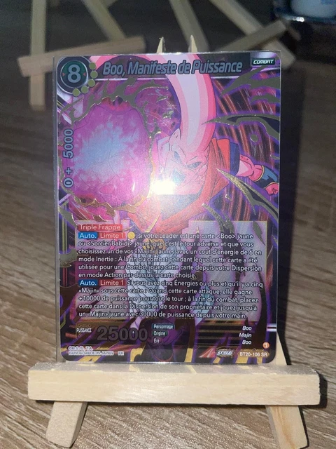 CARTE MAJIN BOO Power Manifest BT20-106 SR Dragon Ball Super Card Game ...