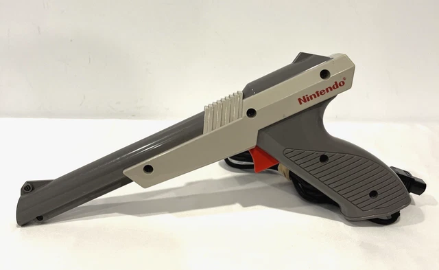 OFFICIAL NINTENDO NES-005 Gray Wired Light Gun Zapper Controller For ...