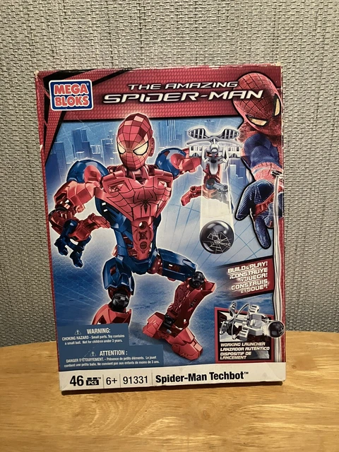 MEGA BLOKS THE Amazing Spider-Man Spider-Man Techbot 91331 £14.00 ...