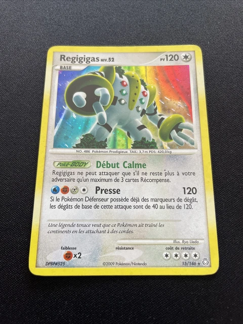 CARTE POKÉMON REGIGIGAS 15/146 Holo Diamant Et Perle Eveil des Légendes FR EUR 14,90 - PicClick FR