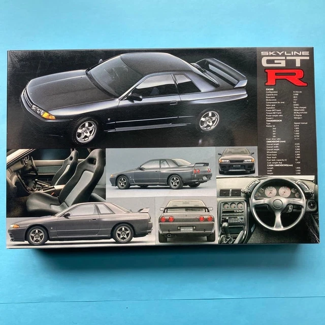 FUJIMI 124 SKYLINE GT R32 Plastikmodell unbenutzt verpackt EUR 90,49 ...
